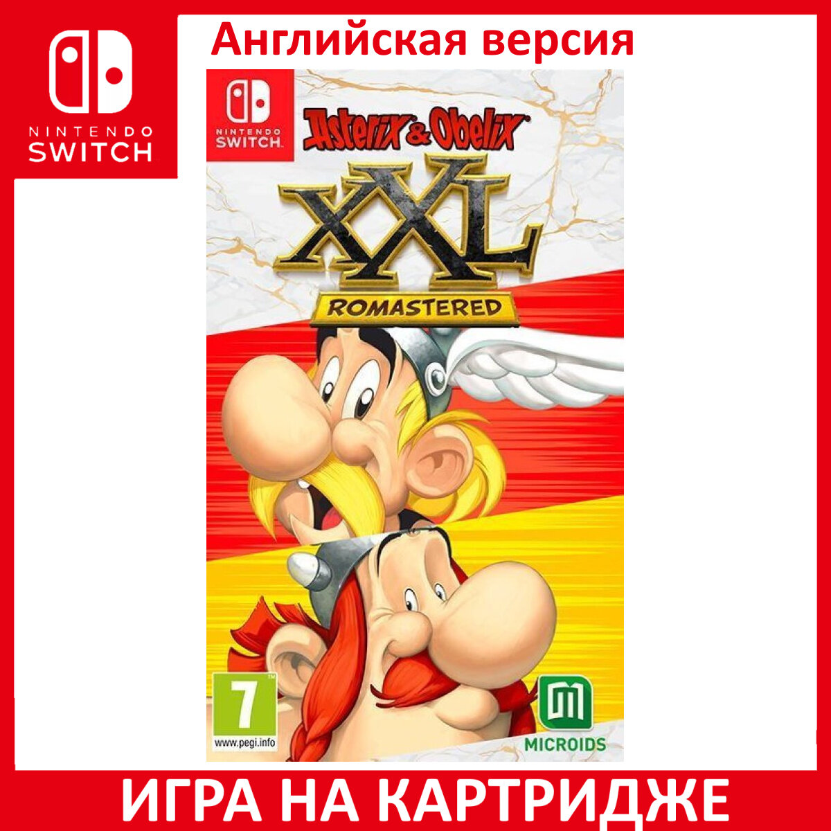 Игра Asterix and Obelix XXL: Romastered Switch Английский язык Картридж на Nintendo Switch