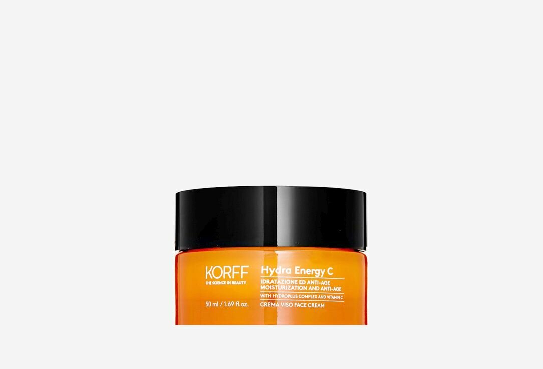 Увлажняющий крем с витамином C для сияния кожи лица KORFF Hydra Energy C MOISTURIZATION AND ANTI-AGE FACE CREAM 50 мл