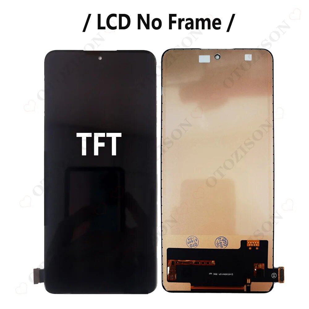 ЖК-дисплей AMOLED для Xiaomi Redmi Note 10 Pro 4G LCD Display M2101K6G M2101K6R LCD No Frame -TFT
