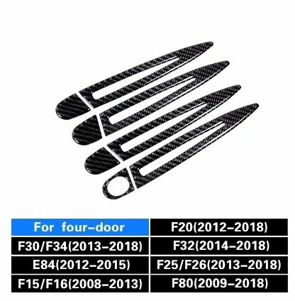 Стайлинг автомобиля Наклейки для BMW 1 2 3 4 3GT X1 X3 X4 X5 X6 M2 M3 M4 Наклейки на дверные ручки A