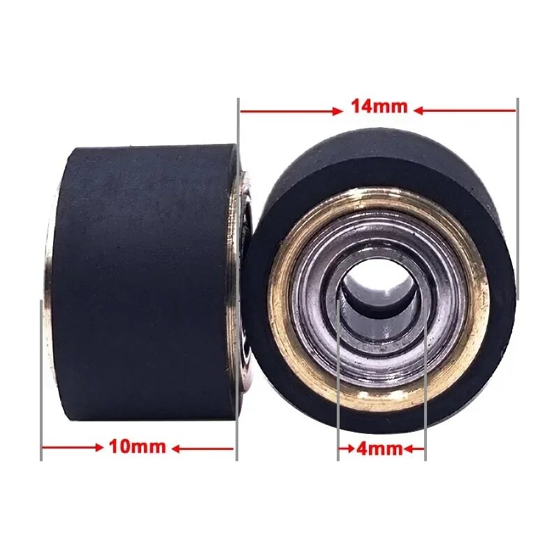 3 шт. Прижимные ролики для резки винила NCSign 4x10x14 Mimaki