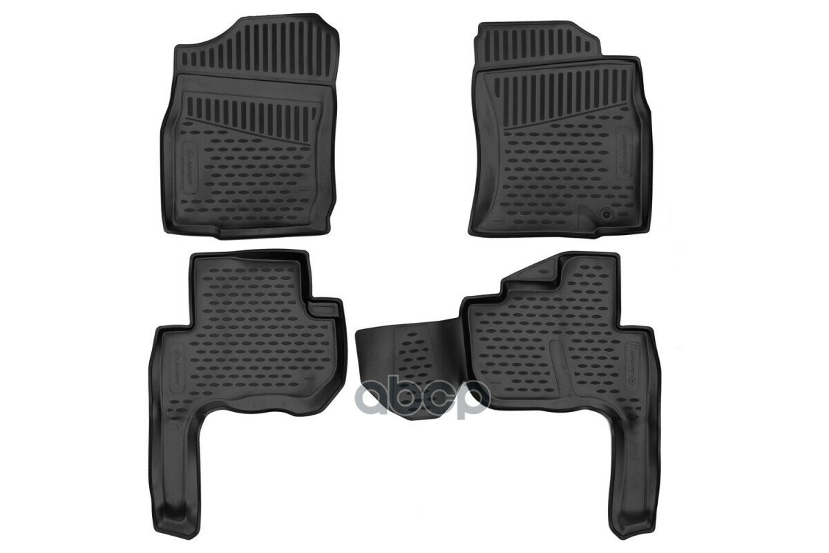 Коврики в салон подходят для TOYOTA Land Cruiser Prado 1996-> П. Р, 4 шт. (полиу ELEMENT арт. ELEMENTAN0222210