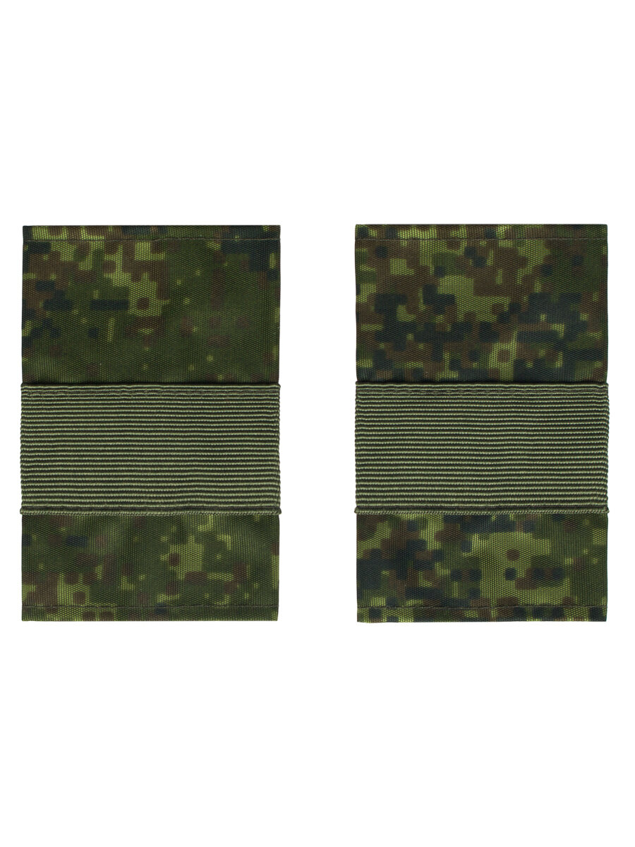 Фальш погоны цифра зеленая с галунной лентой Старший сержант 8х5 см на бушлат