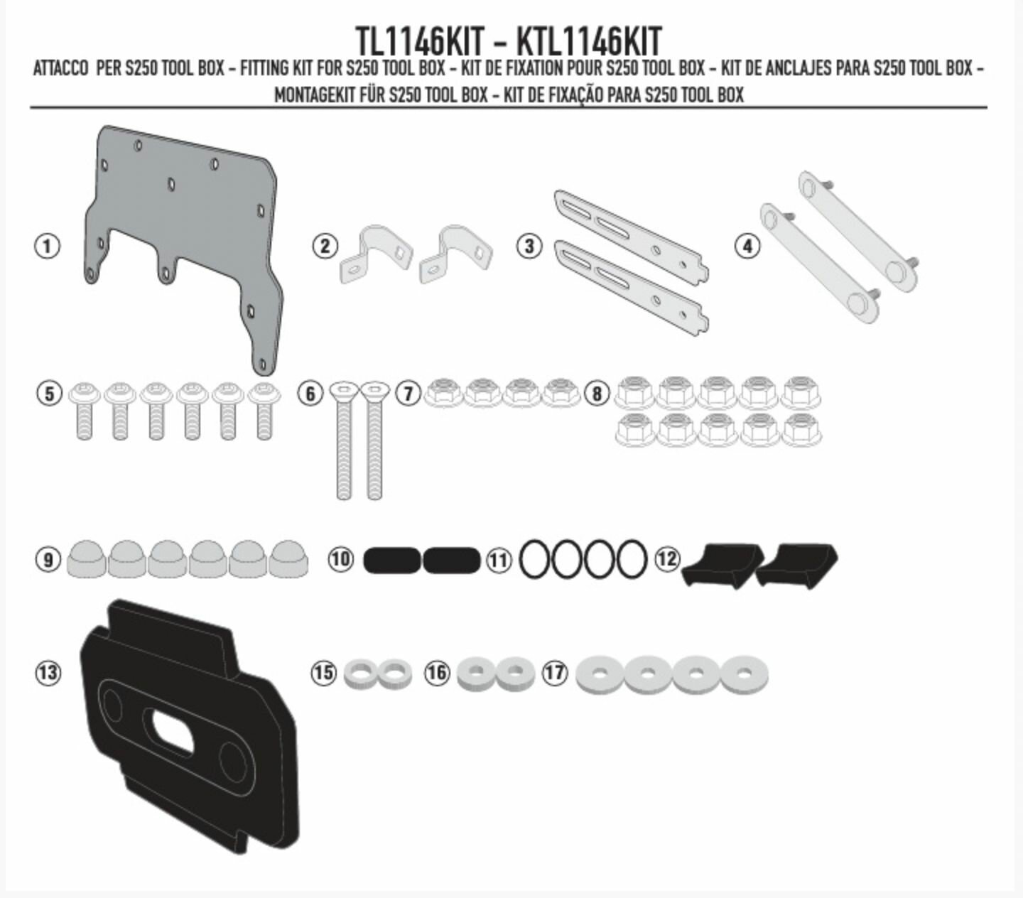 Крепление GIVI TL1146KIT
