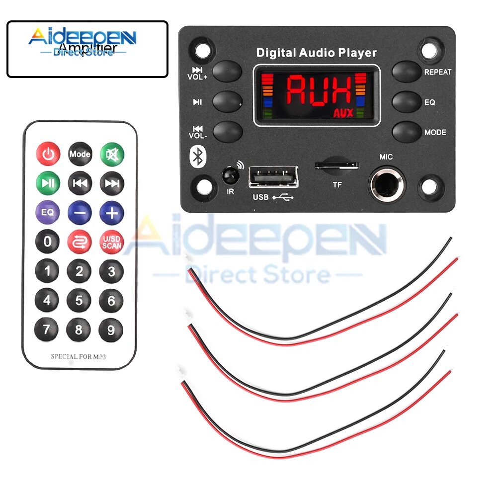 Aideepen MP3-плеер Bluetooth 5.0 с усилителем