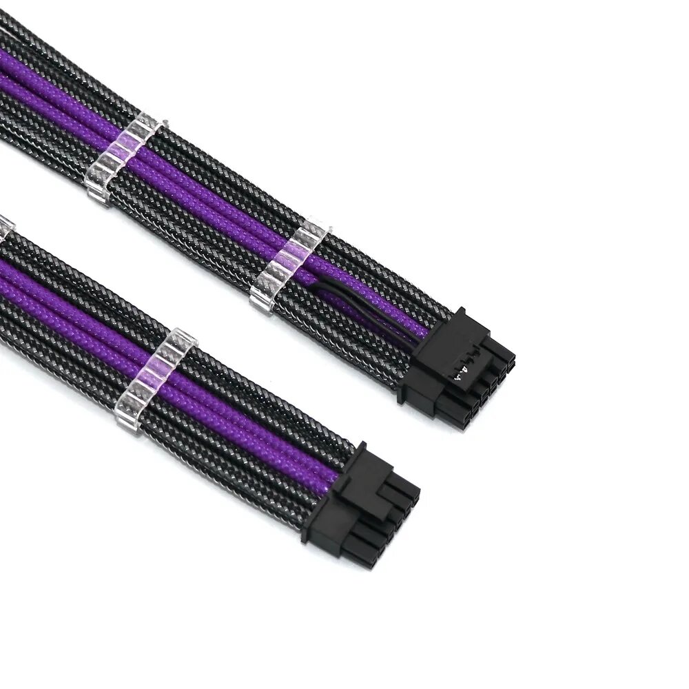 BOHCHONG Модульный кабель питания 600 Вт 12VHPWR 60cm, Carbon Purple