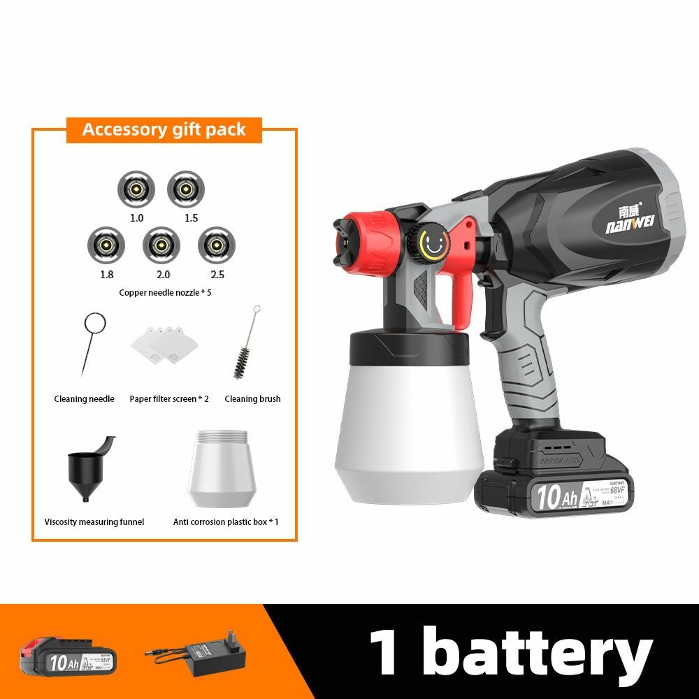Электрический краскопульт NANWEI 800ML многофункциональный с соплом