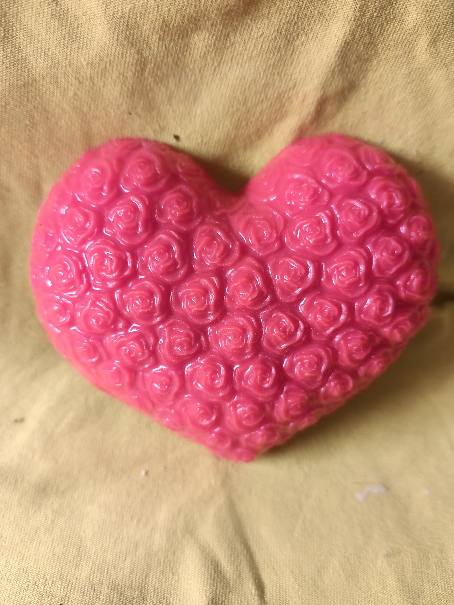 Мыло ручной работы "сердце в розах"