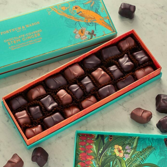 Шоколадные конфеты Fortnum&Mason Fortnum's Chocolate-Covered Stem Ginger, 250 гр