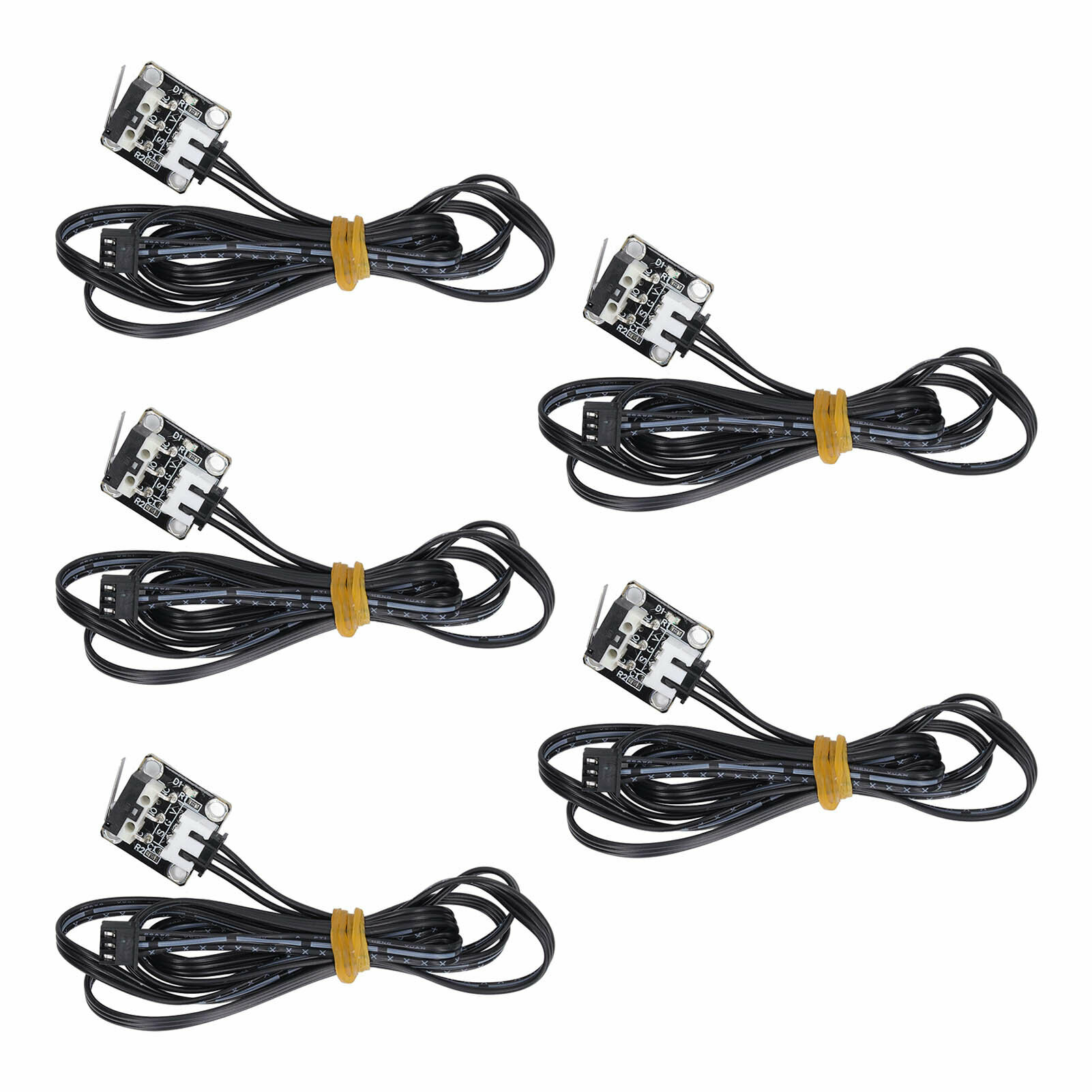 Концевой выключатель 3D-принтера, 5 шт, 3-контактный огнестойкий модуль, совместимый с аксессуарами для 3D-печати Ender 3