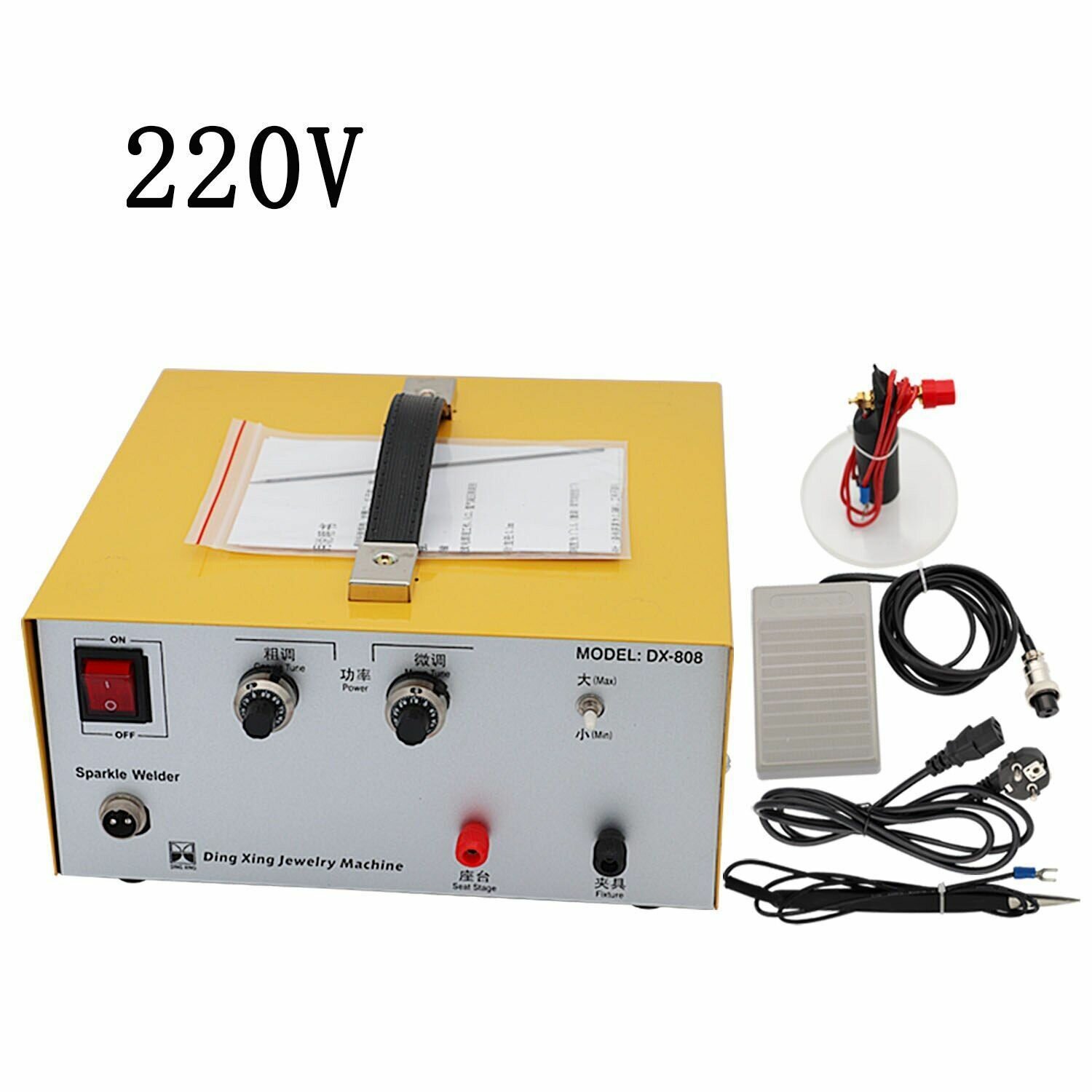 Высокая мощность 80A DX-808 машина точечной сварки портативный небольшой лазерный сварочный аппарат