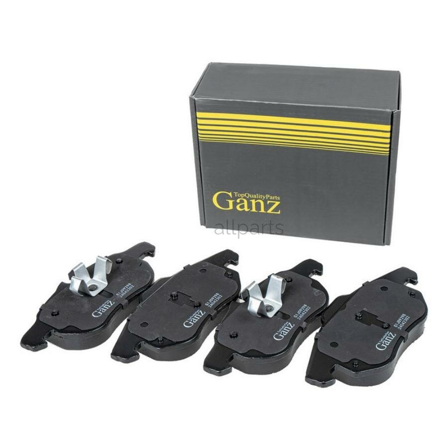 GANZ GIJ09298 Колодки тормозные передние для OPEL Signum 03> / Vectra C 02> / Zafira B 2.0 06>, GANZ GIJ09298