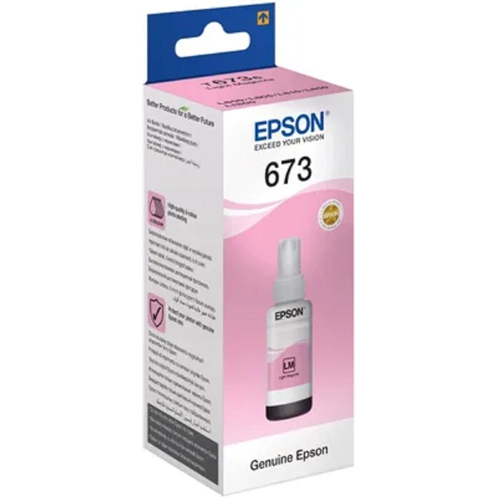 EPSON C13T67364A/98 Чернила для L800/1800 (light magenta) 70 мл