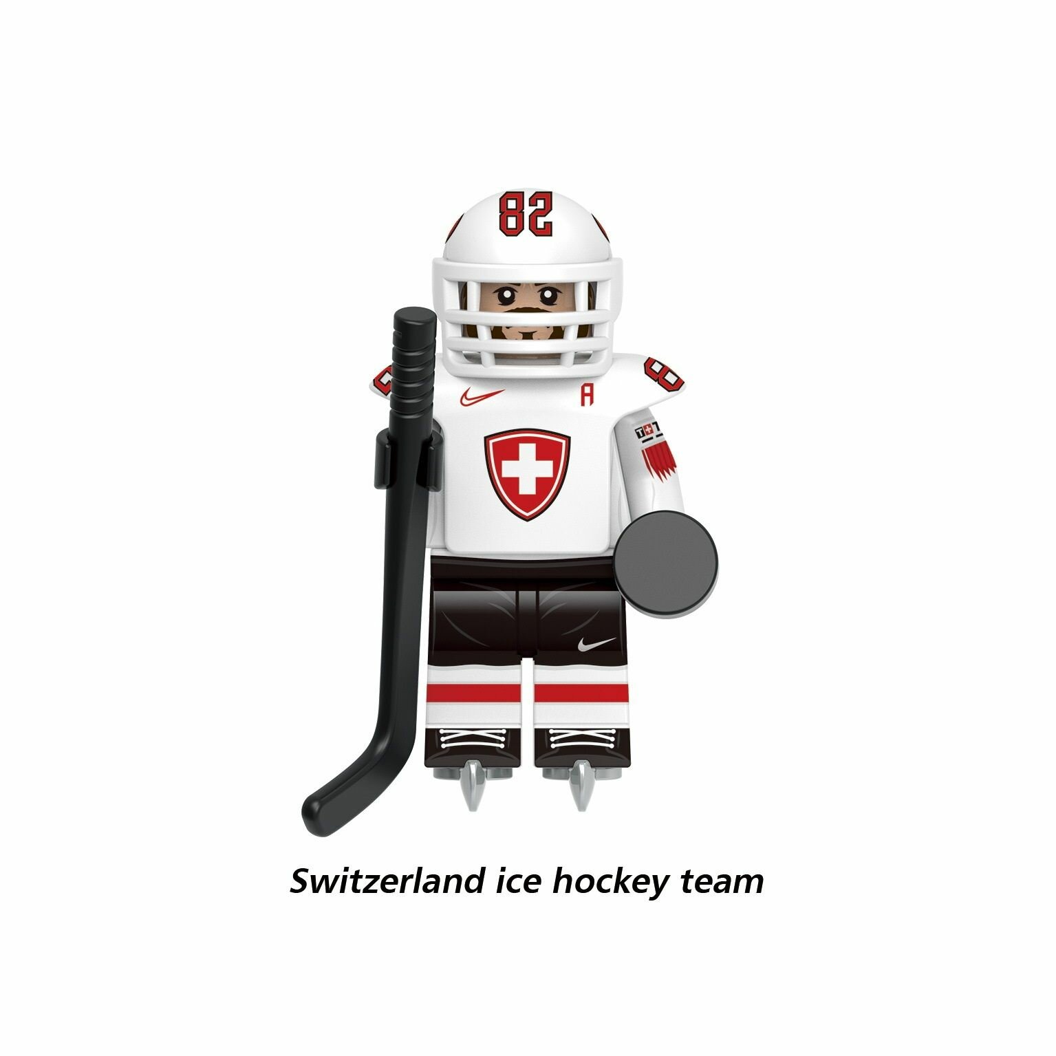 Набор минифигурки Хоккей НХЛ / NHL , Russian ice hockey team совместимы с легo конструкторами 8шт (4.5см, пакет) /G0164