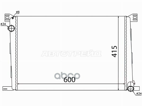 Радиатор Mini Cabrio Cooper 09-15 / Clubman Cooper 08-10 Sat арт. ST-10-0030