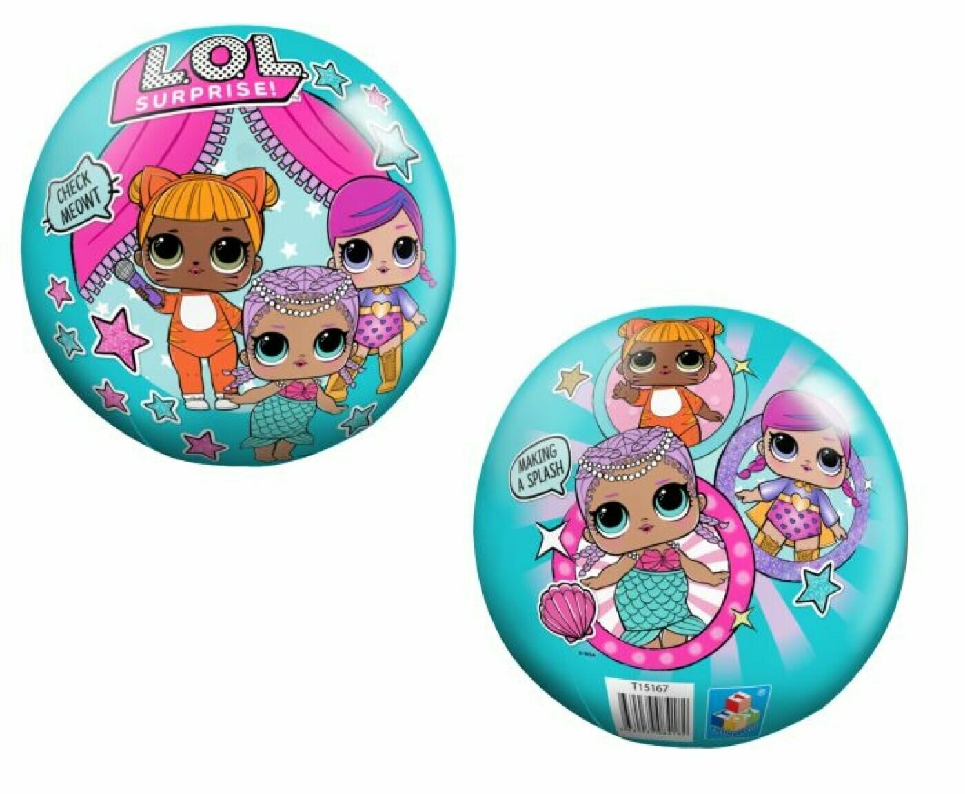 Мяч 1Toy LOL, 15 см (Т15167)