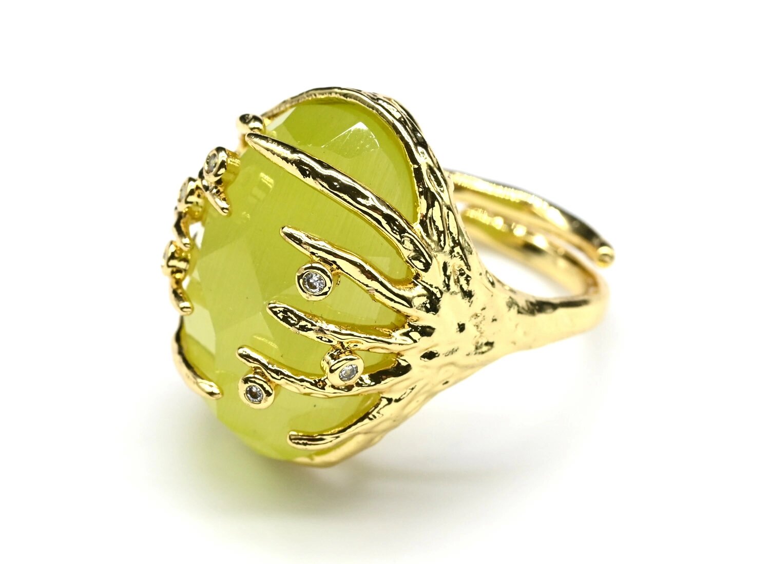 Кольцо, кошачий глаз