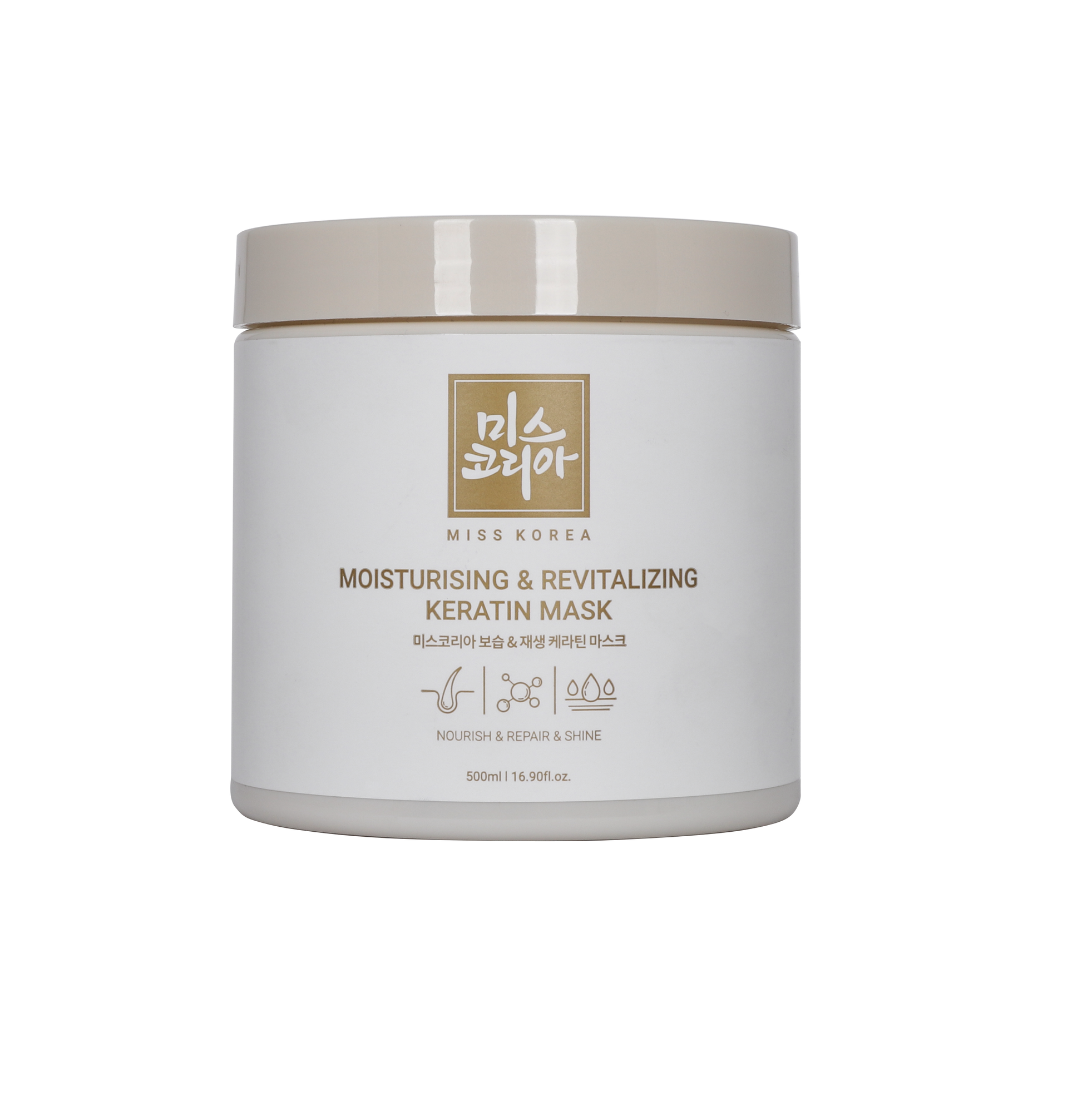 Miss Korea Маска для волос для волос - Keratin silky mask, 500 мл