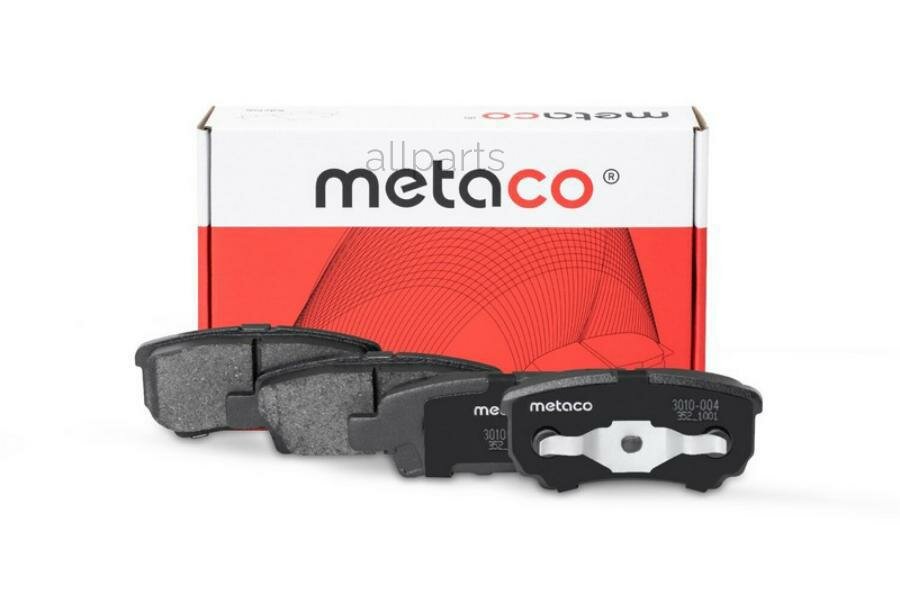 METACO 3010-004 Колодки тормозные задние дисковые к-кт MITSUBISHI PAJERO 00> AKEBONO Metaco 3010-004