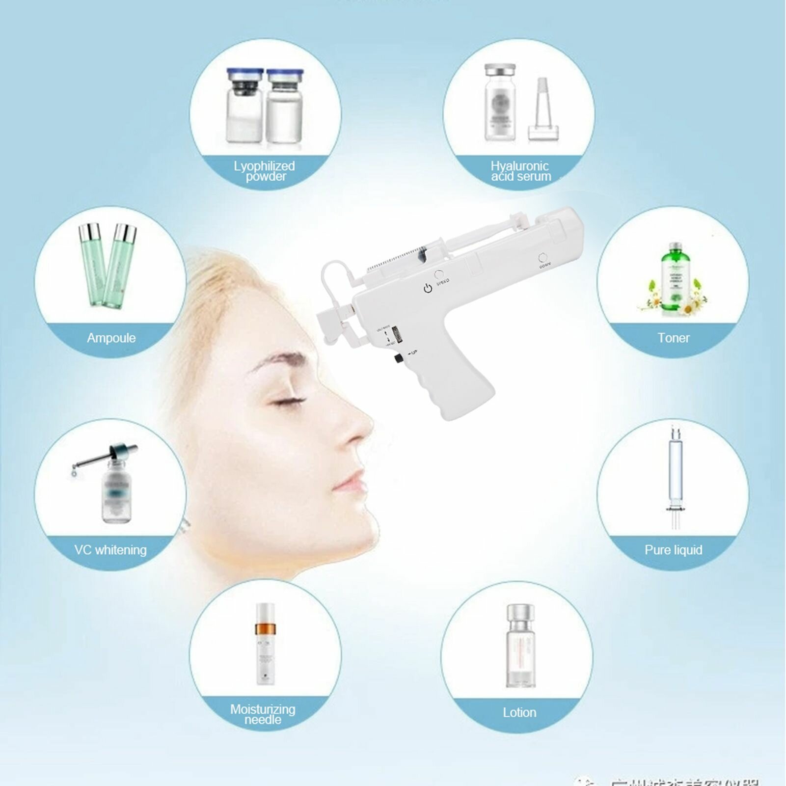 Прибор для косметологии интродьюсер для гидратации