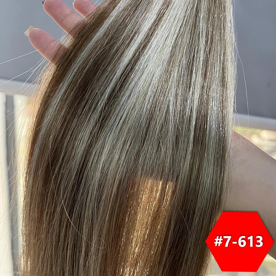 Прямые волосы Shinehair 7-613, 45см, 50г (sample)