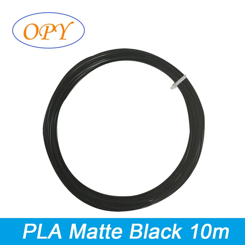 OPY Нить для 3D-принтера PLA 1,75 мм, 10 м, Multicolor PLA Matte Black 10m