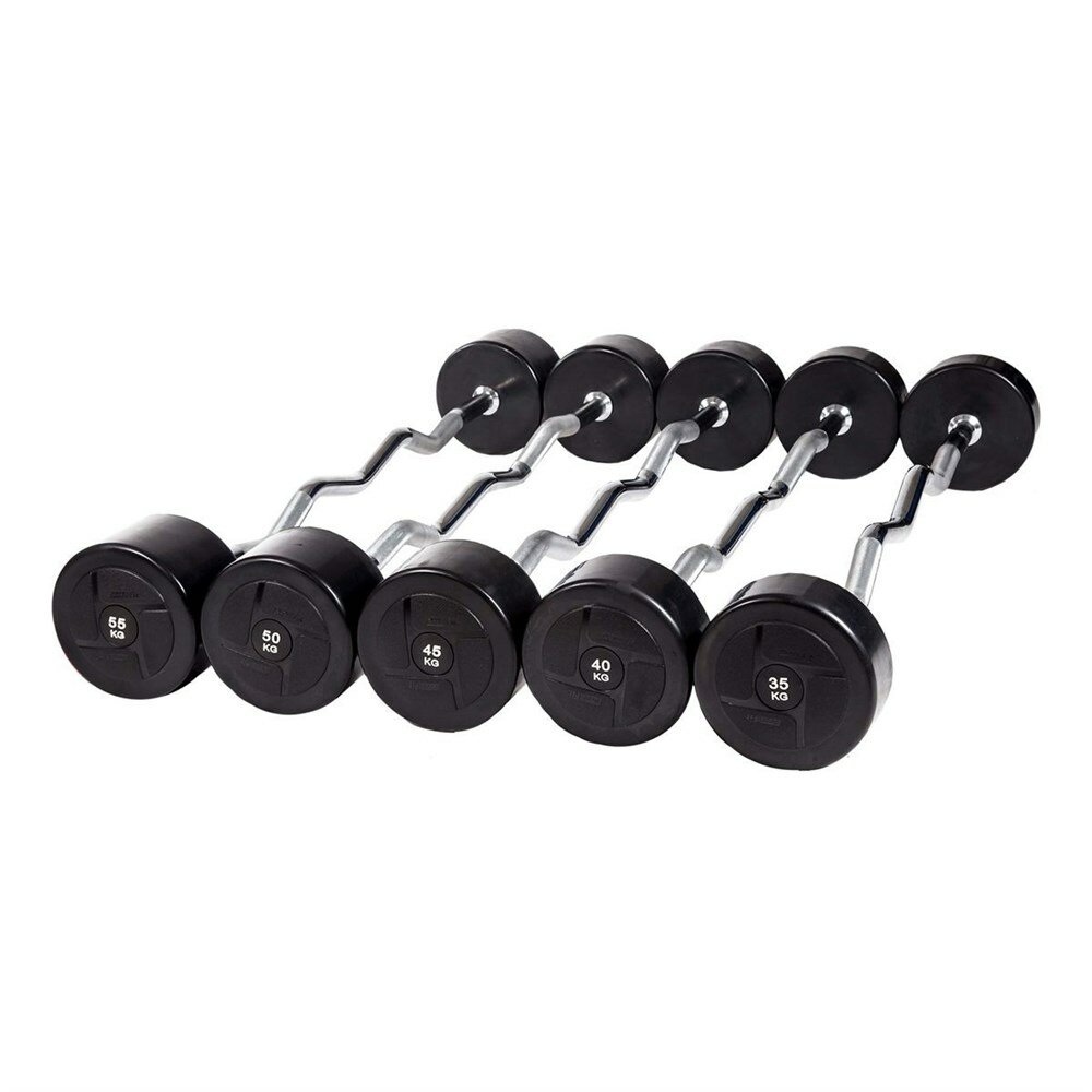 PROFI-FIT Набор изогнутых штанг POWER (шаг 5 кг, 5 шт) PROFI-FIT 35-55 кг