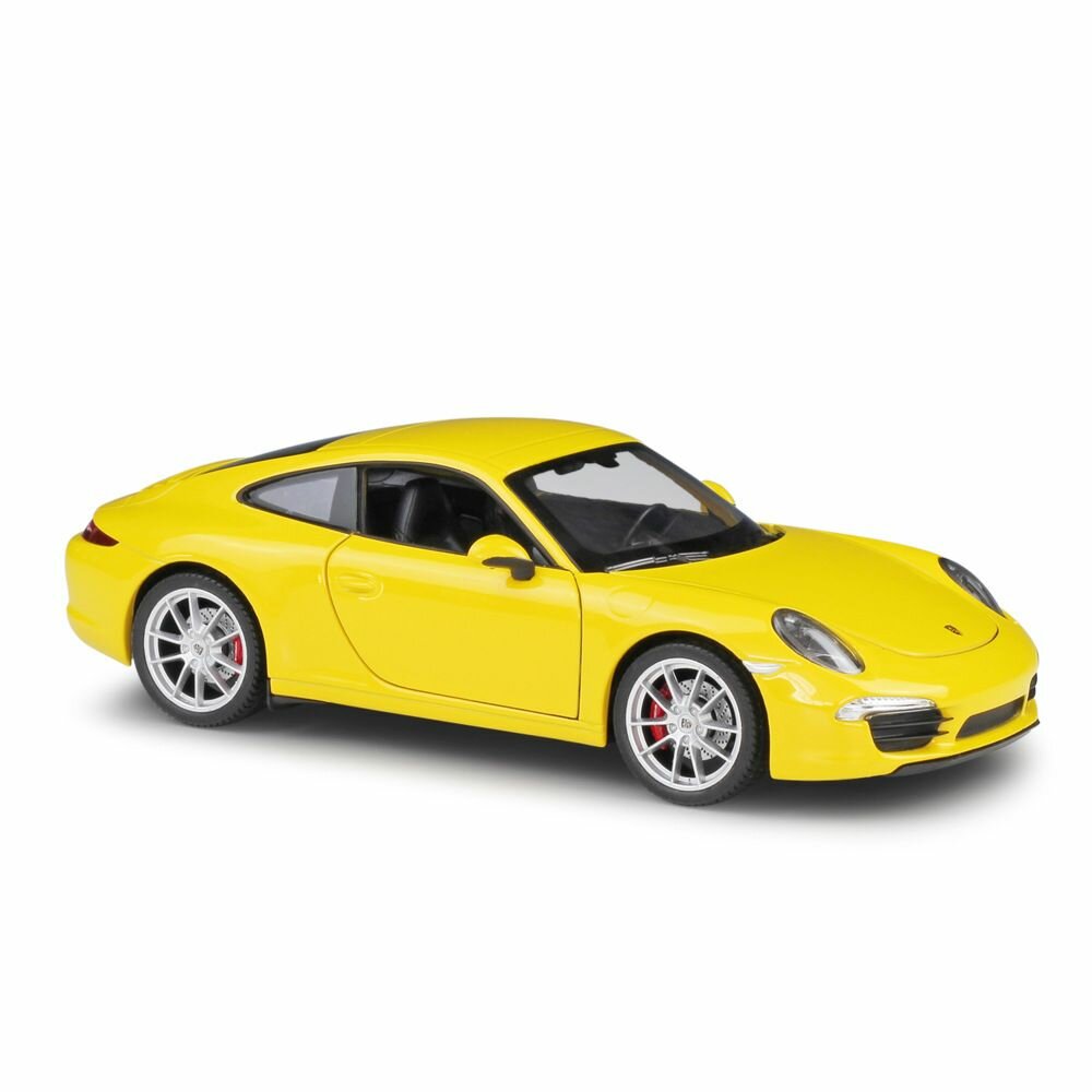 WELLY 1:24 Porsche 911 Carrera S Alloy Car Model Детские игрушки, подарки от коллекционеров, эксклюзивные модели