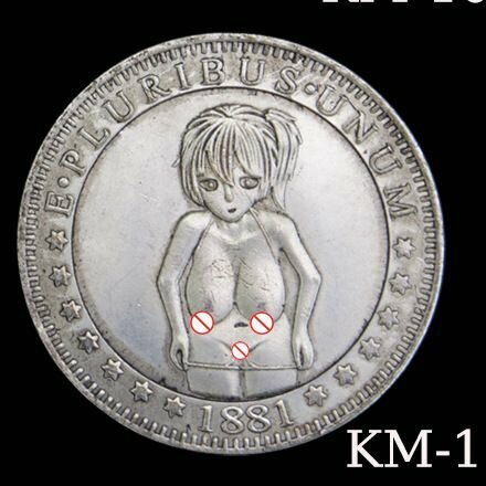 Монета, Медная монета,30g, KM-114