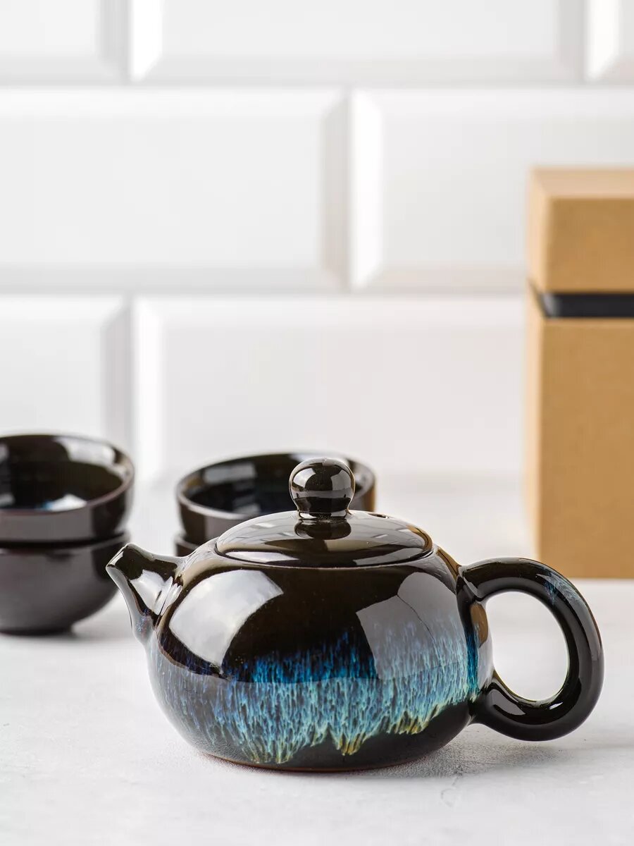 Набор для чайной церемонии "Чаху" с 4 пиалами