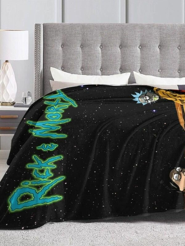 Плед Рик Огурец Пледы Рик и Морти Pickle Rick от Rick and Morty