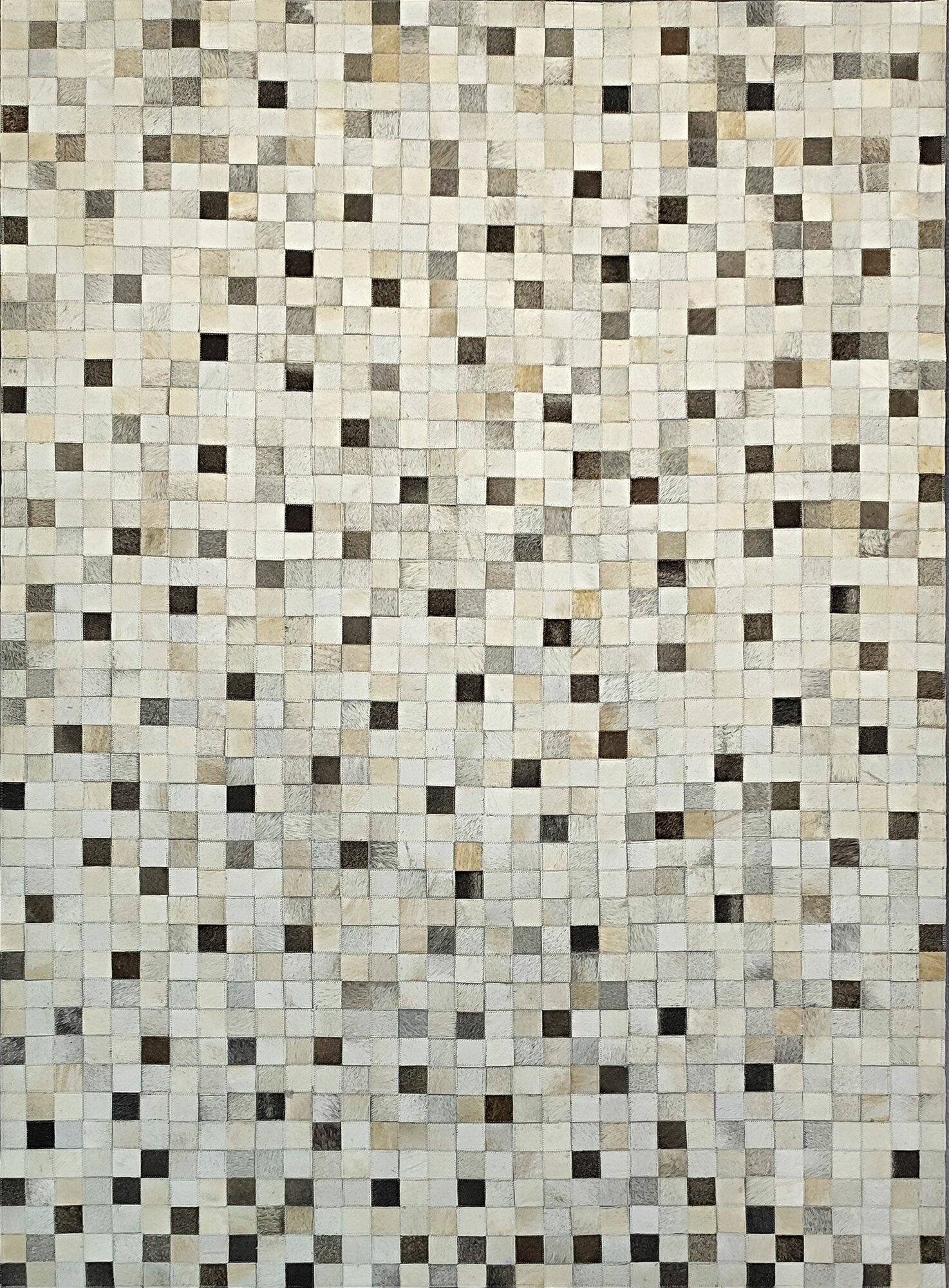 Ковер Ковровый Дом Leather Carpet, шкура коровы, цвет серый/бежевый/коричневый