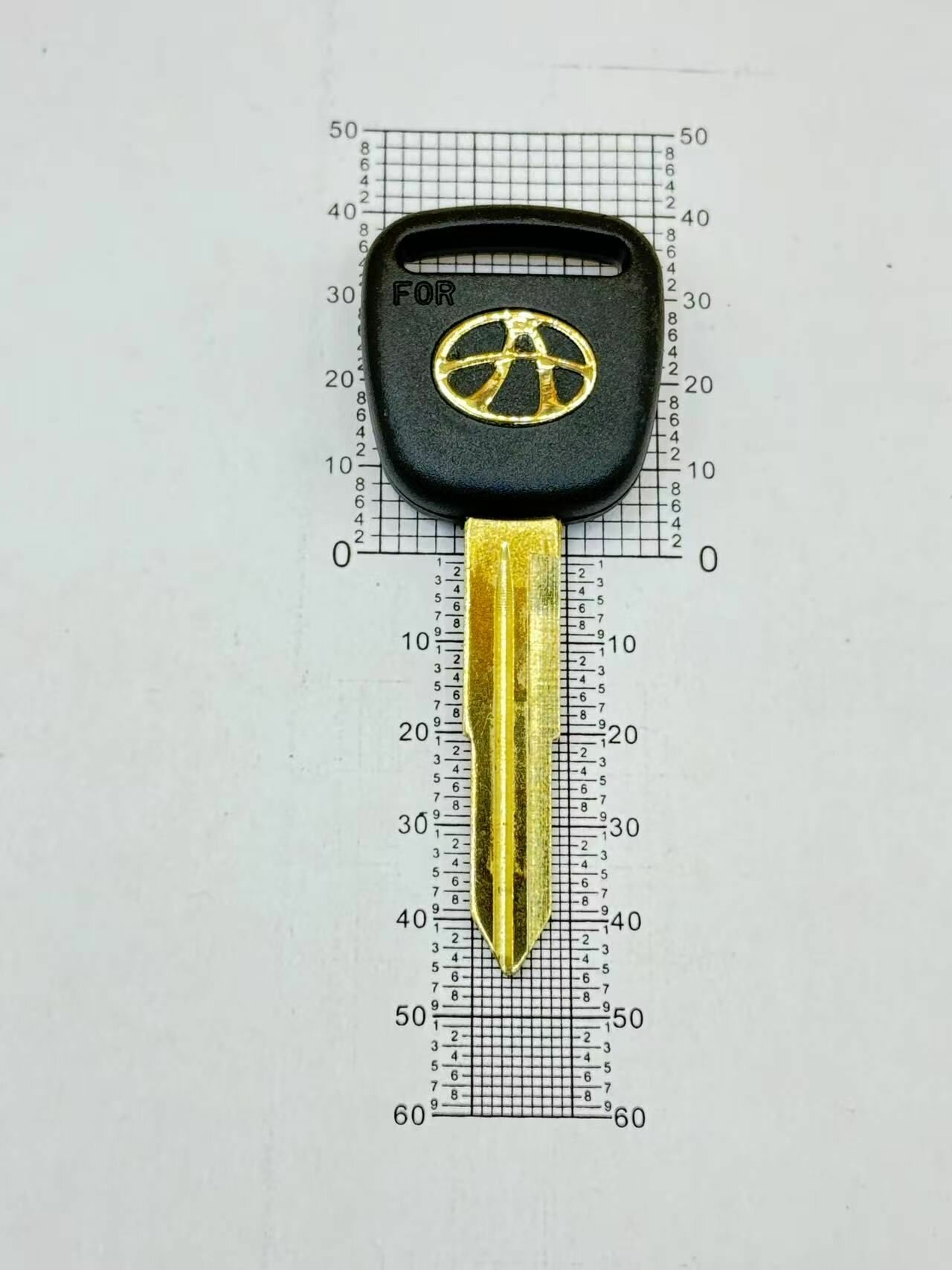 Авто ключ XIALI пл. лого. зол.(c-089b), (2шт