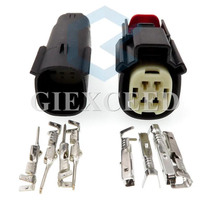 2 комплекта, 4 контакта 33472-0401 33472-4049, женский, мужской, автомобильный фоторазъем, разъем для лампы переменного тока для Ford