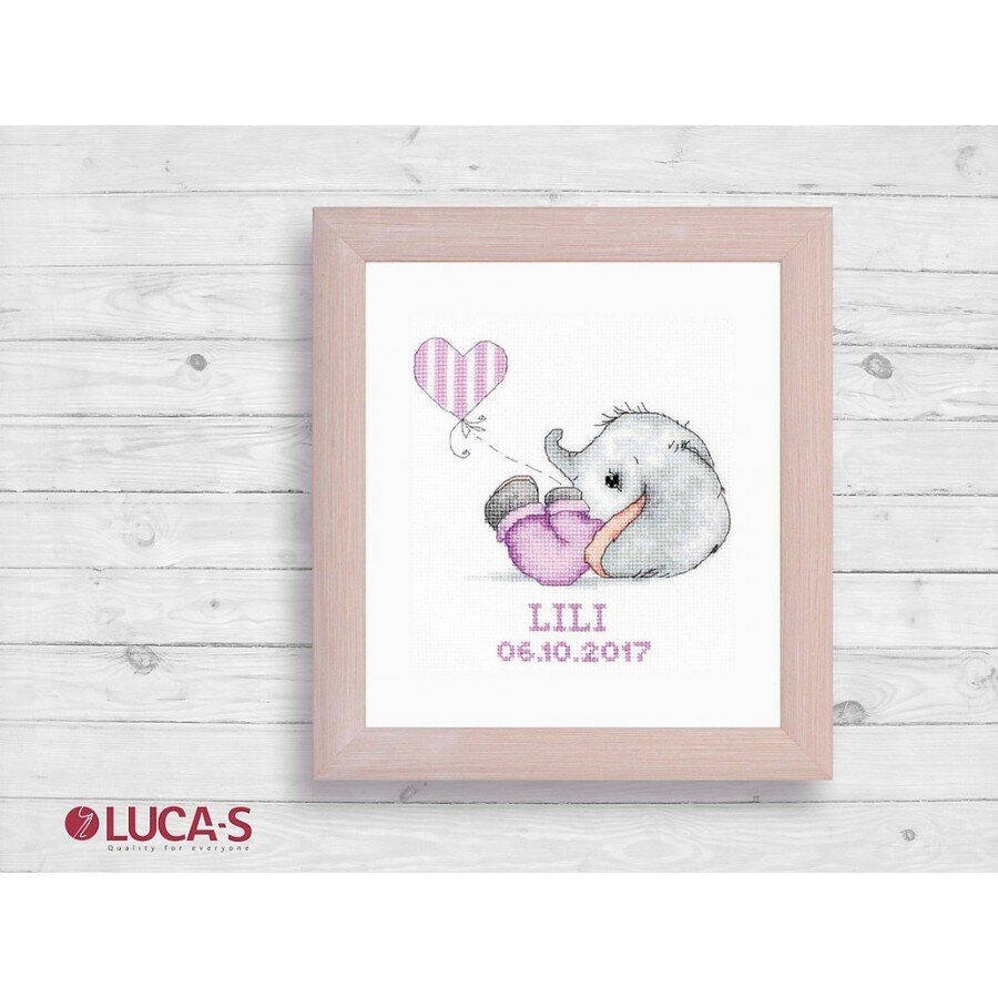 Набор для вышивания с рамкой в комплекте LUCA-S R04 23х24,5 см