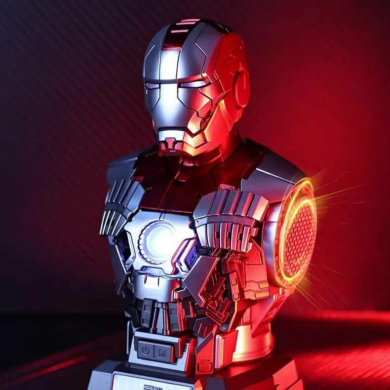 Бюст Marvel Iron Man helmet MK5 может быть изготовлен вручную.，