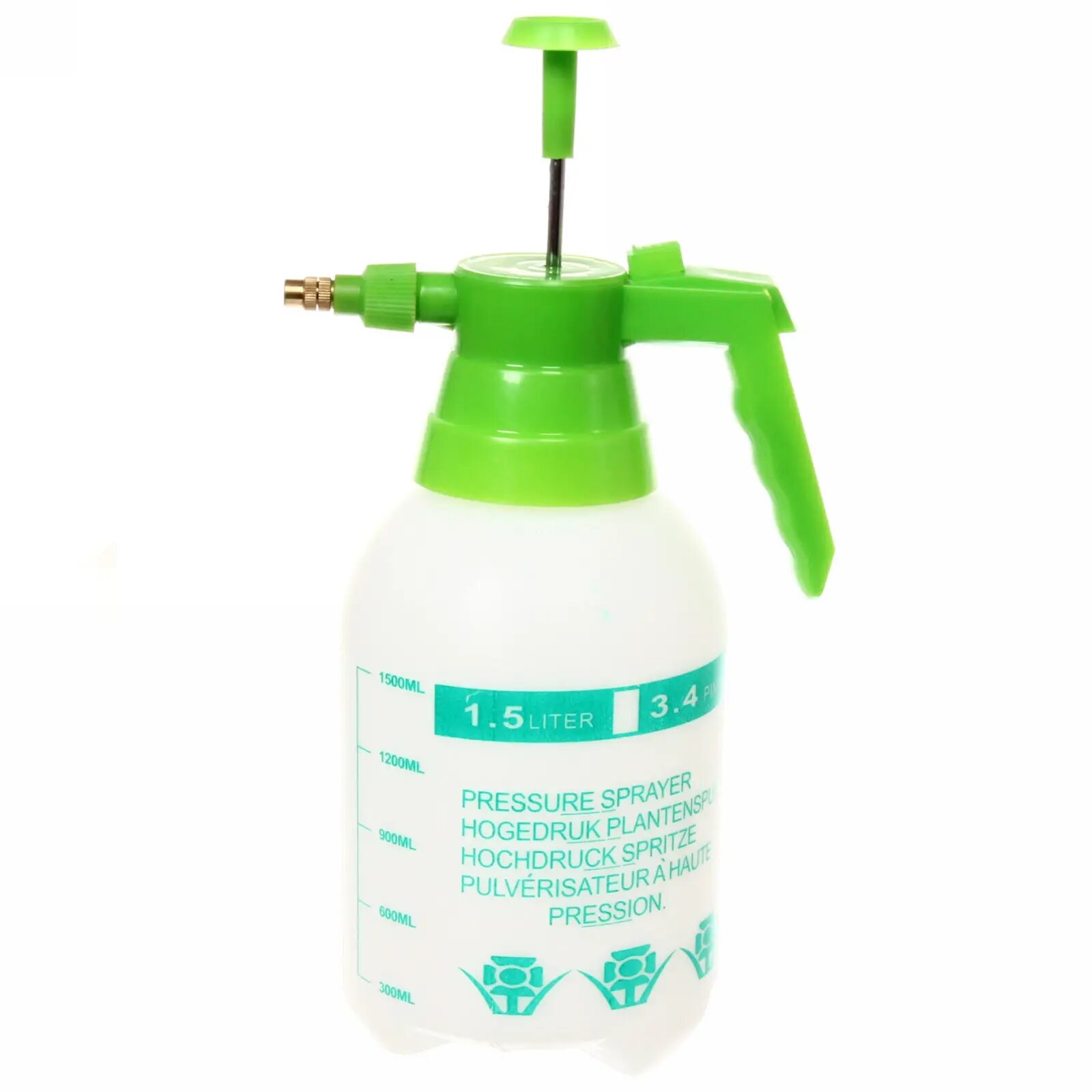 Опрыскиватель помповый 1,5л «Садовник», пневматический, с мерной шкалой