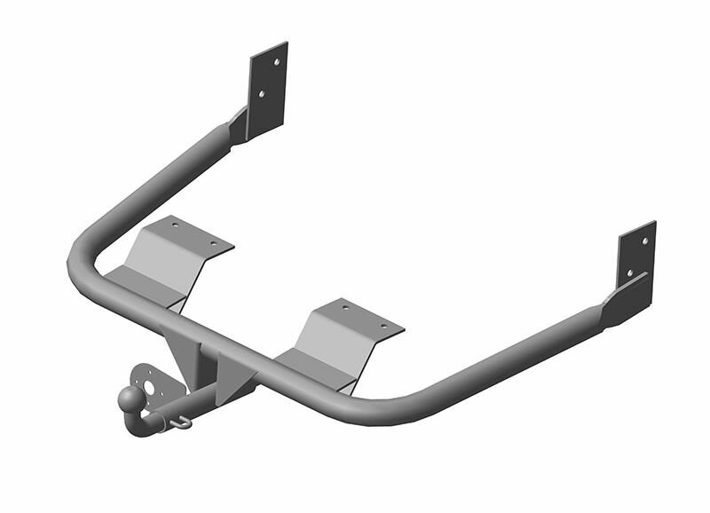 Фаркоп Avtos на ГАЗ 2705, 3221 (усиленный, без демонтажа зап. колеса)(паспорт и сертификат в комплекте)(без электрики)GAZ-07 (90x20x16)