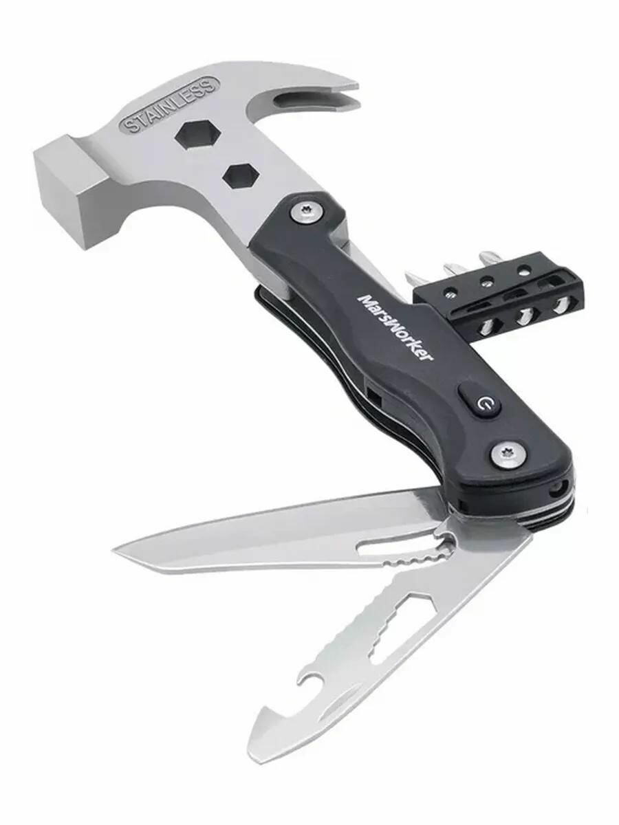 Мультитул молоток 8 в 1 MarsWorker Multifunction Hummer MSHH001