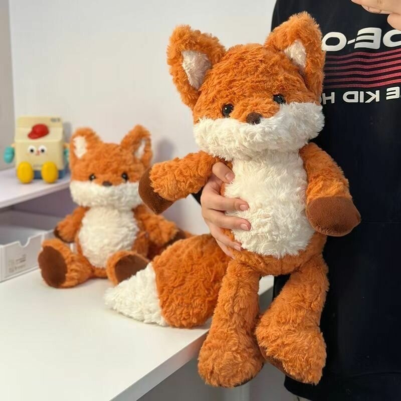 Плюшевые игрушки, кукла бегущая лиса, милый подарок на день рождения для девочки