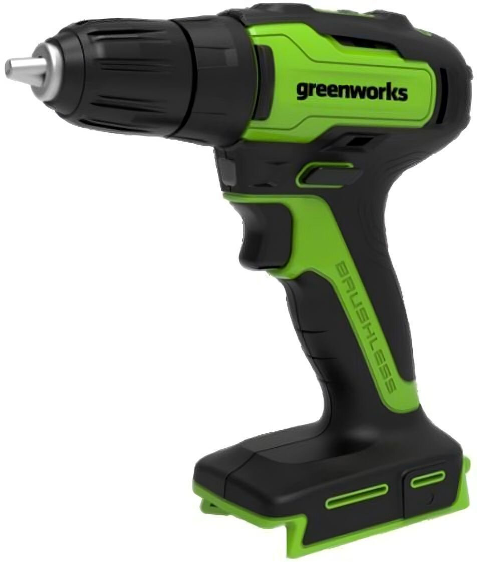 Дрель-шуруповерт Greenworks GD24DD35 аккум. патрон: б