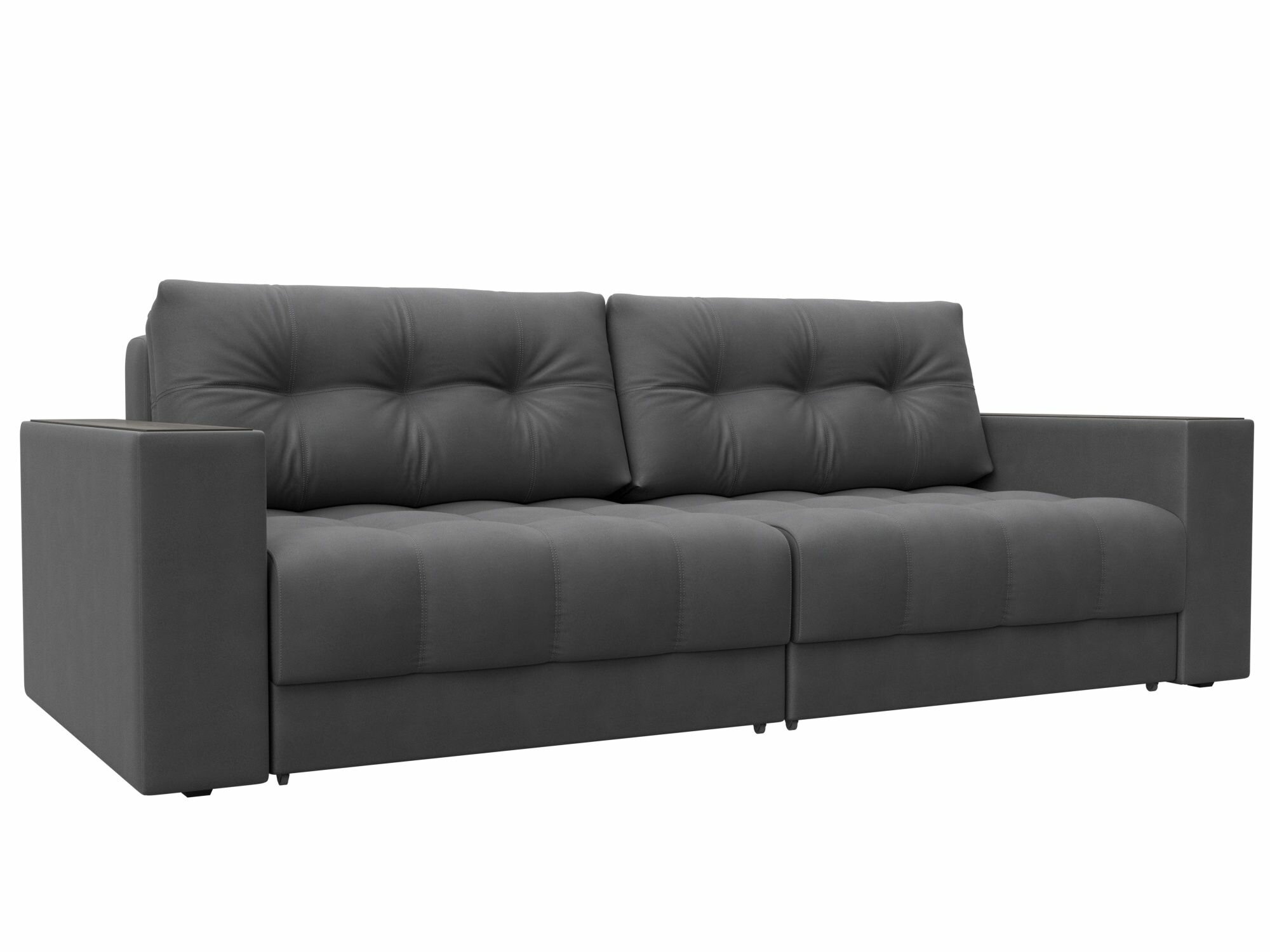 Диван прямой с декором Бруно НПБ, Замша