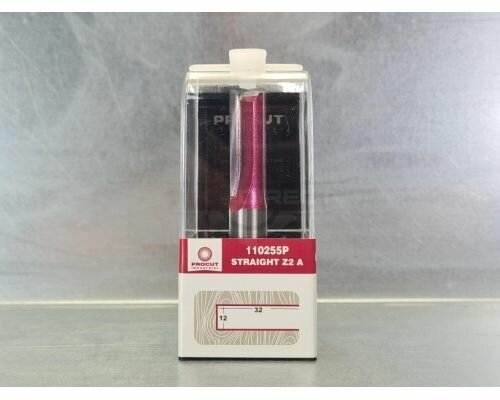 Фреза пазовая 12мм без врезного ножа ( проф. серия) D 12x32x77 S 12 PROCUT