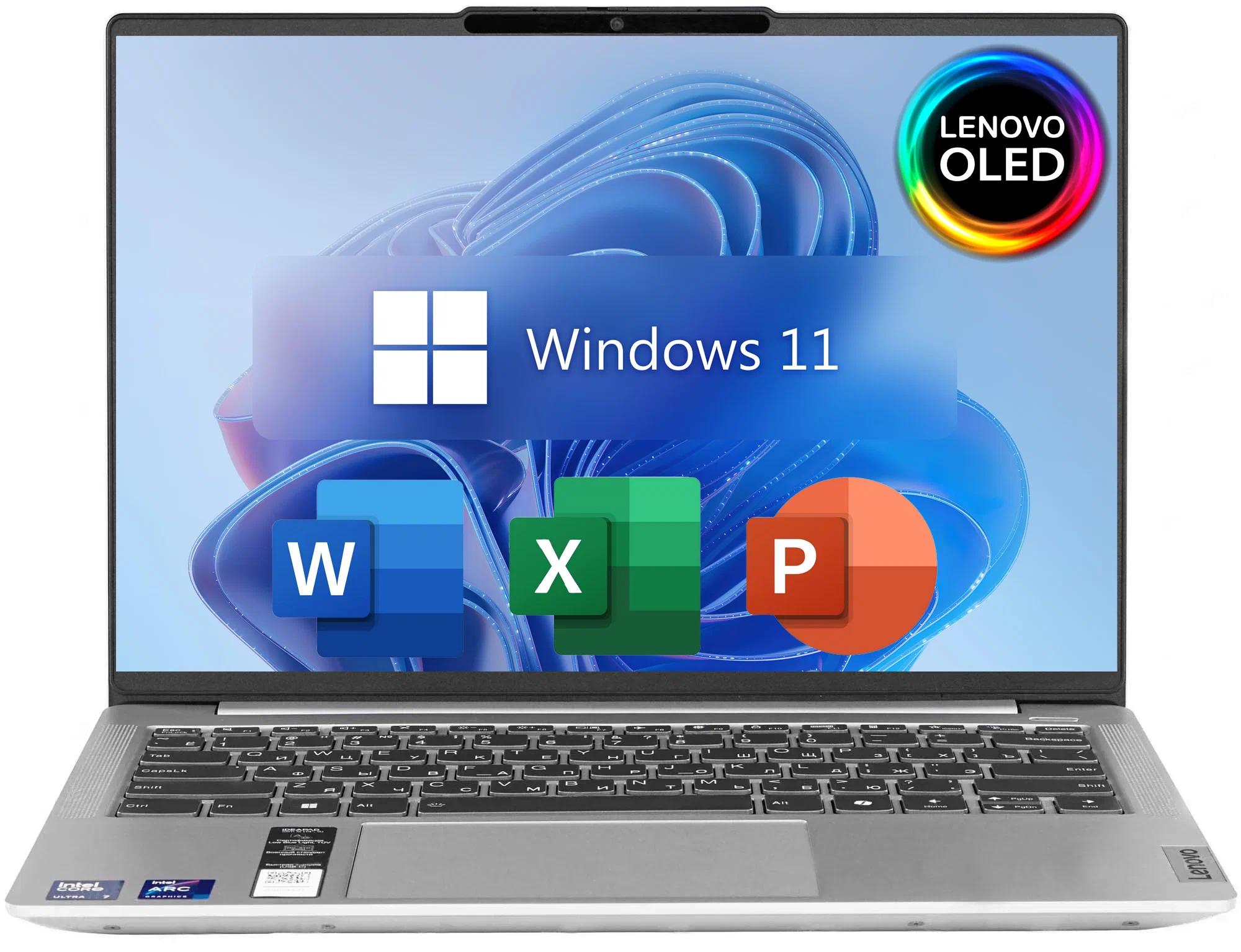 14" Ноутбук Lenovo IdeaPad Slim 5 Gen 10 OLED (2025), WUXGA (1920x1200) 130% sRGB, Intel Core 7 240H (5.2 ГГц), RAM 32 ГБ DDR5, SSD 1 ТБ, Intel UHD Graphics, Windows 11 Pro + Office 2021 Pro Plus, Русская раскладка, Цельнометаллический корпус