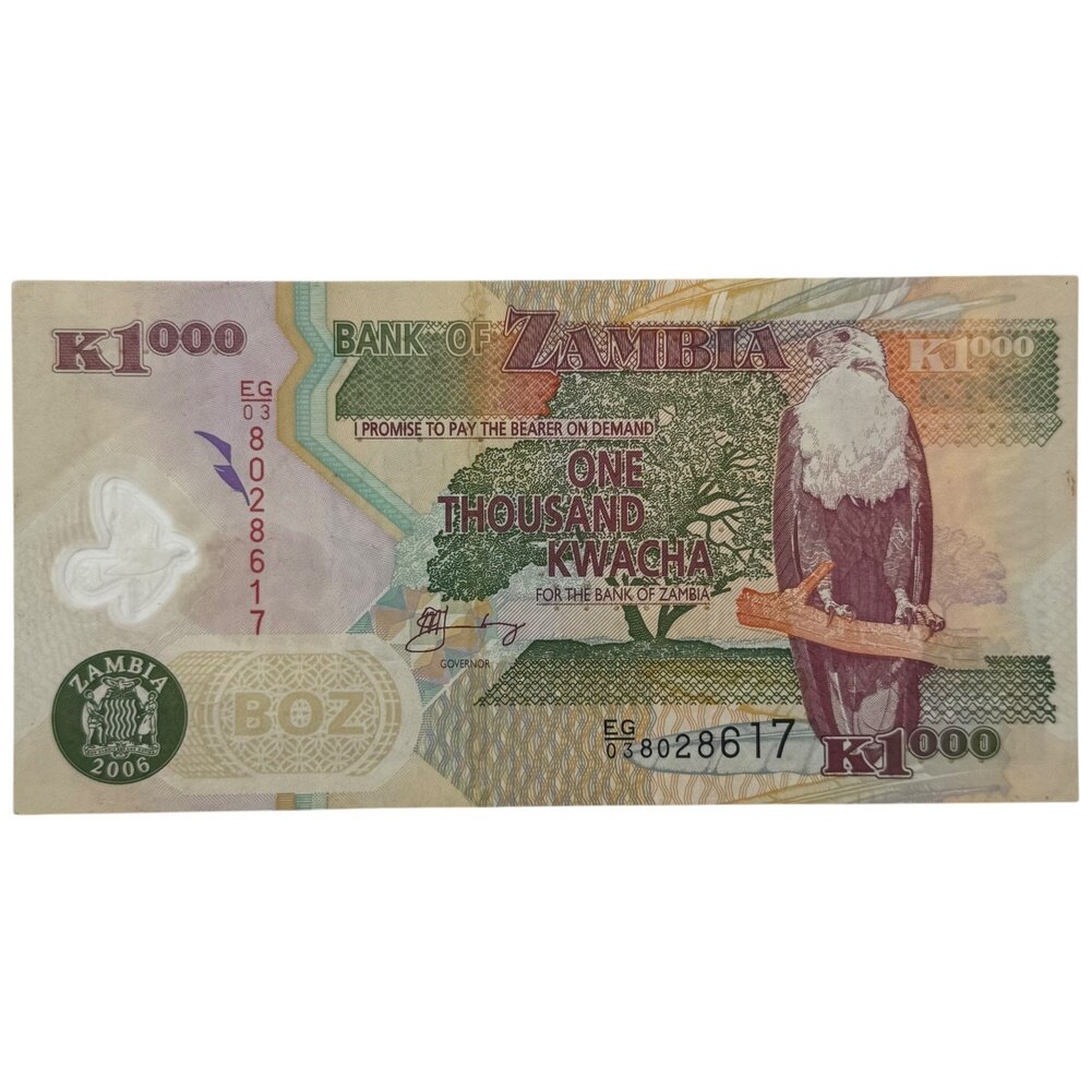 Замбия 1000 квач 2006 г. (Серия EG-03)