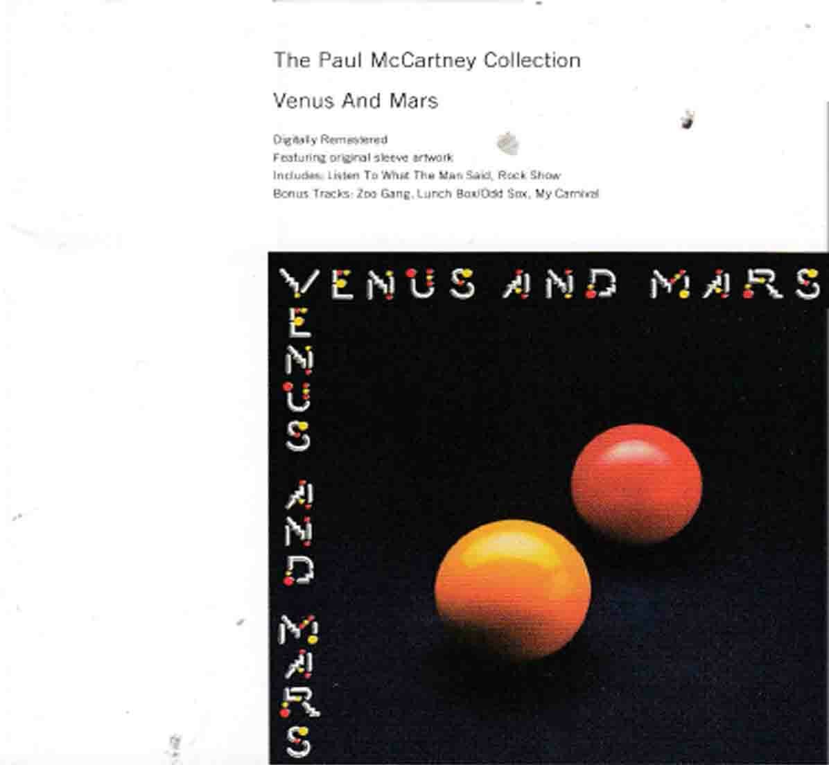 McCartney Paul - 1975 "Venus and Mars" Музыкальный CD диск