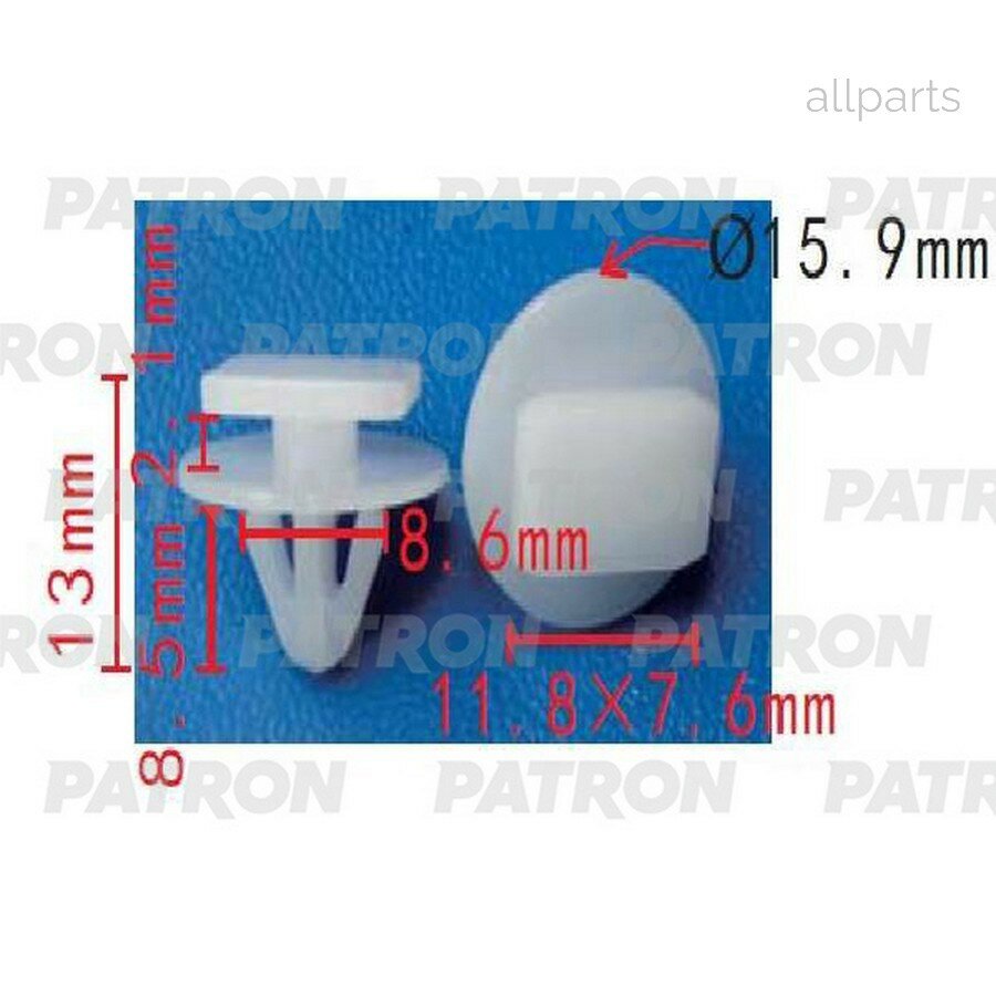PATRON P37-1694 Крепеж (клоп)