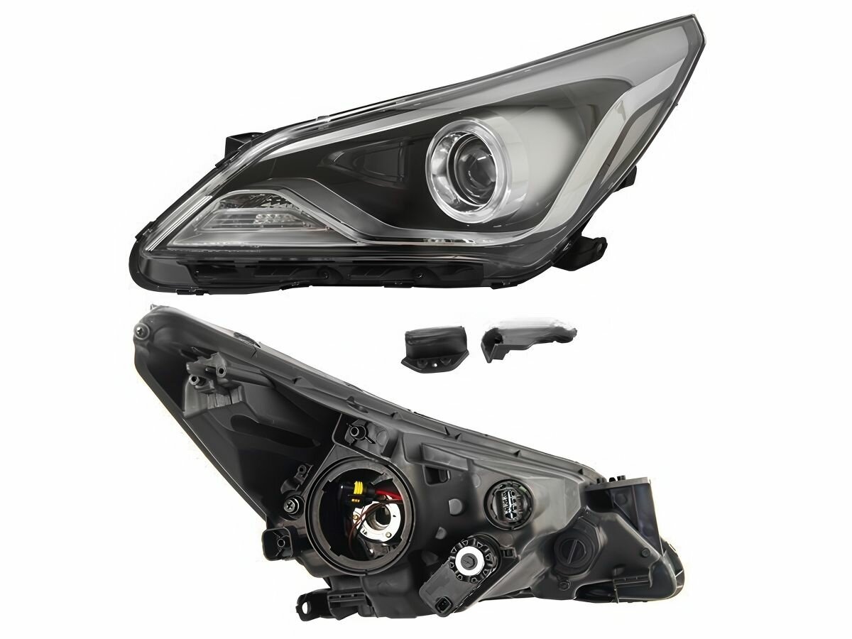 Фара левая, линза для Хендай Солярис арт ST2211166CL SAT