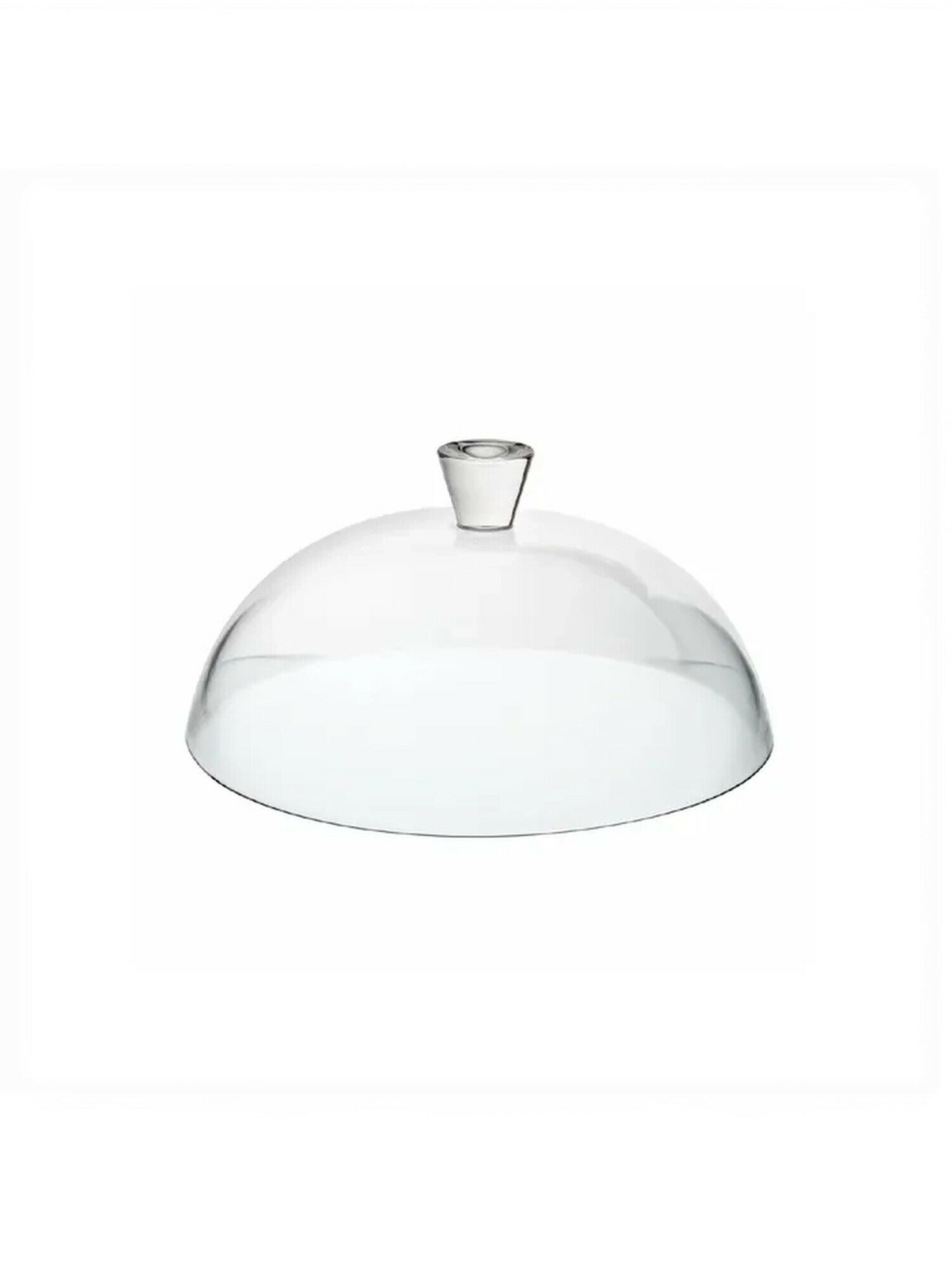 Баранчик стеклянный квош 30см 2мм крышка стеклянная для тортовницы (десертов)