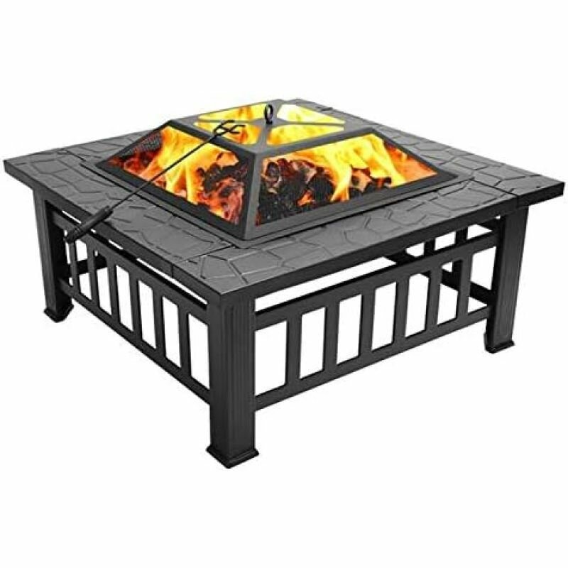 Переносная металлическая яма для костра на открытом воздухе